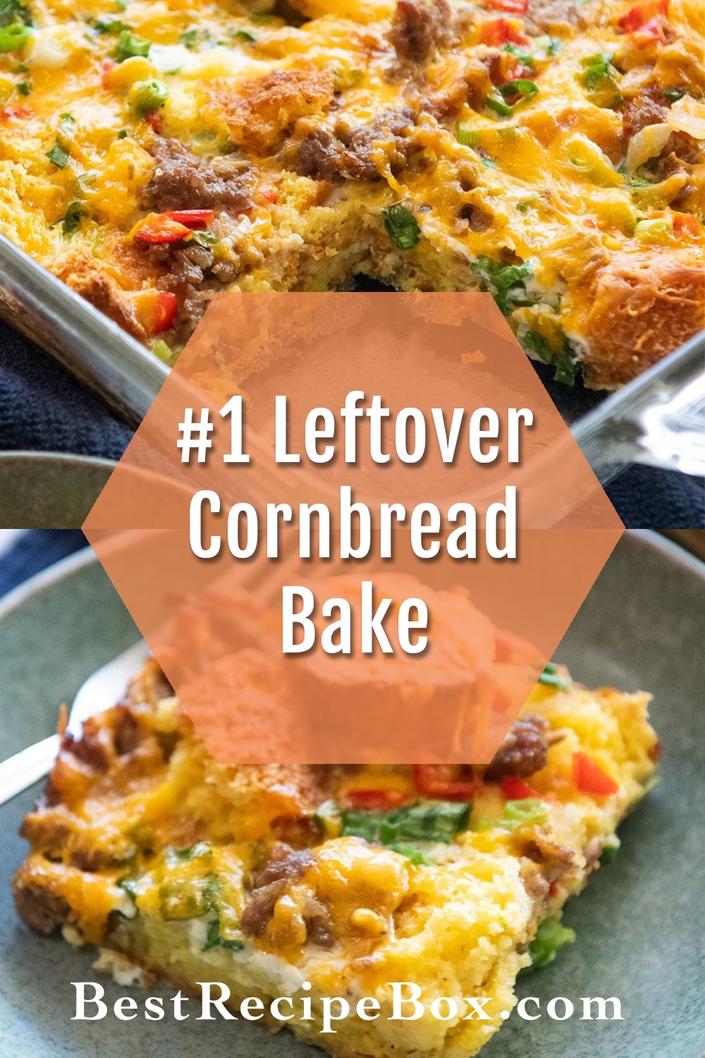 Leftover Cornbread Breakfast Bake Casserole Recipe | Best Recipe Box