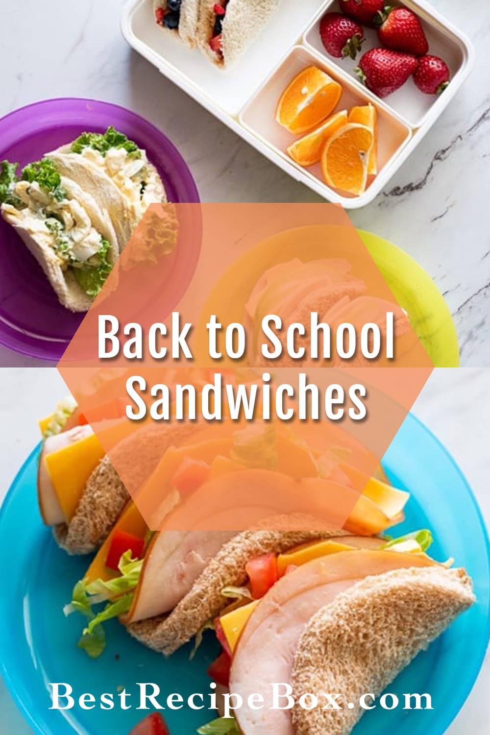 Taco Sandwiches Peanut Butter Jelly for Back To School Lunch