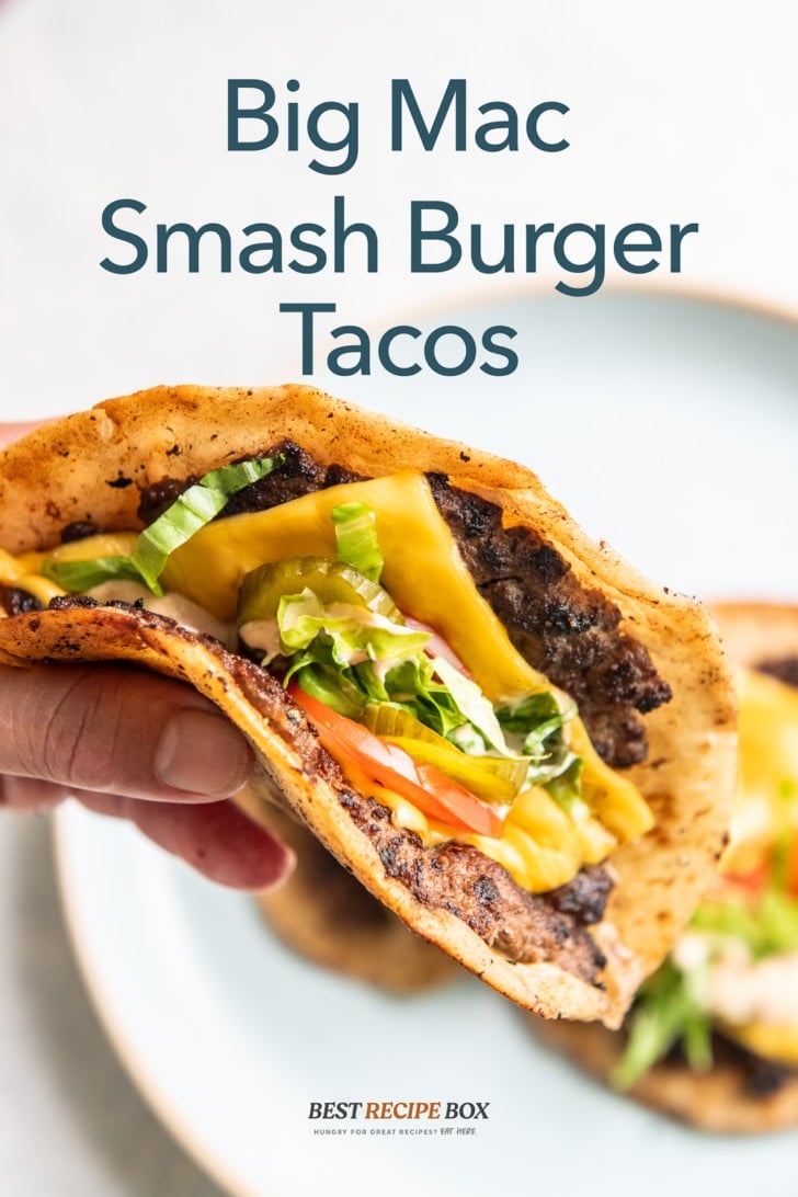 Smash Burger Tacos or Big Mac Tacos Recipe | Best Recipe Box
