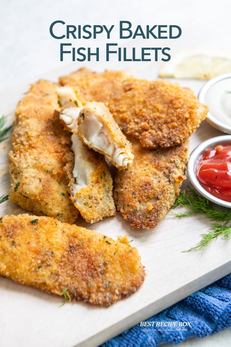 Baked Crispy Fish Fillets Recipe Quick & Crispy | Best Recipe Box