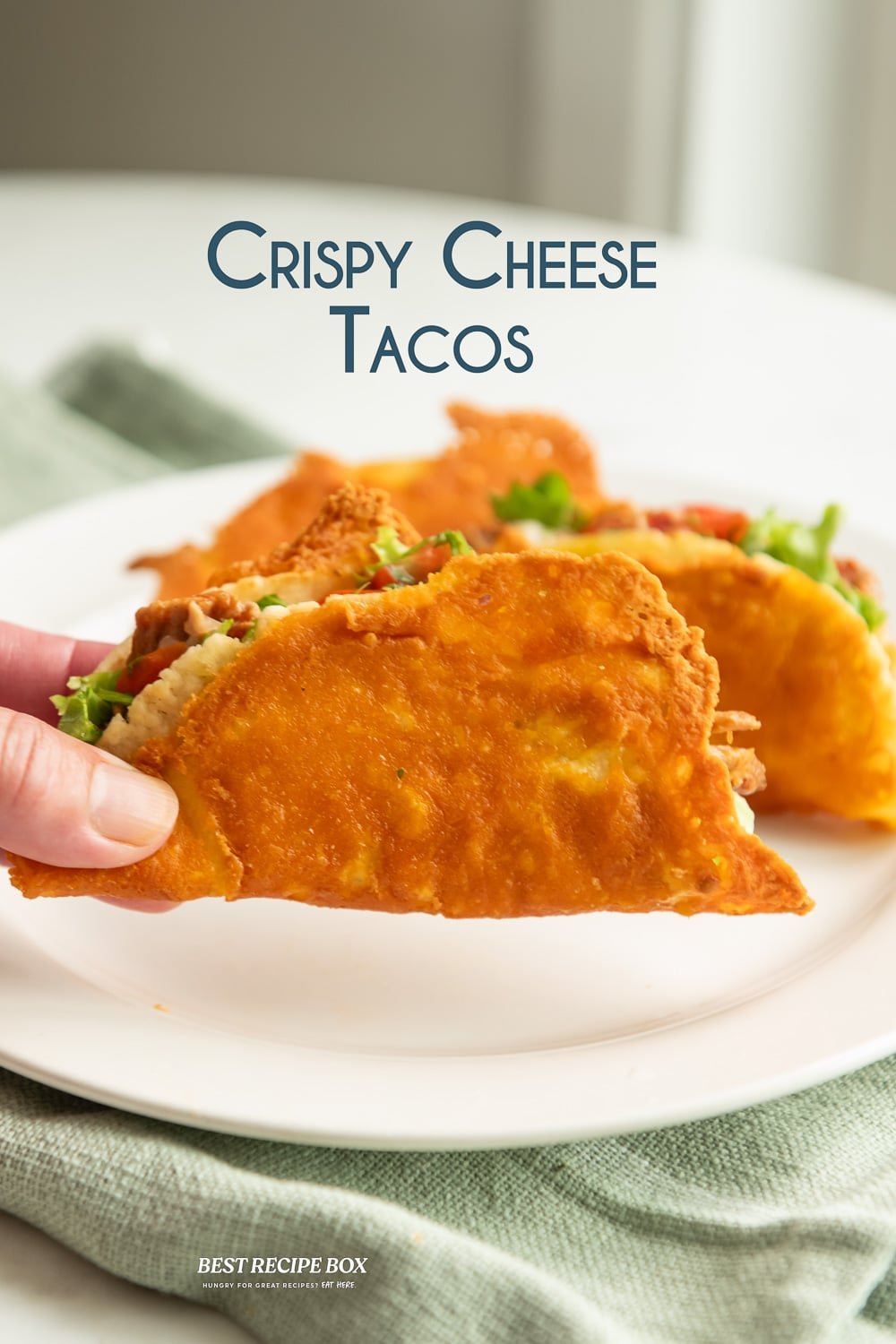 Crispy Cheese Taco Shells Recipe or Burnt Cheese Tacos | Best