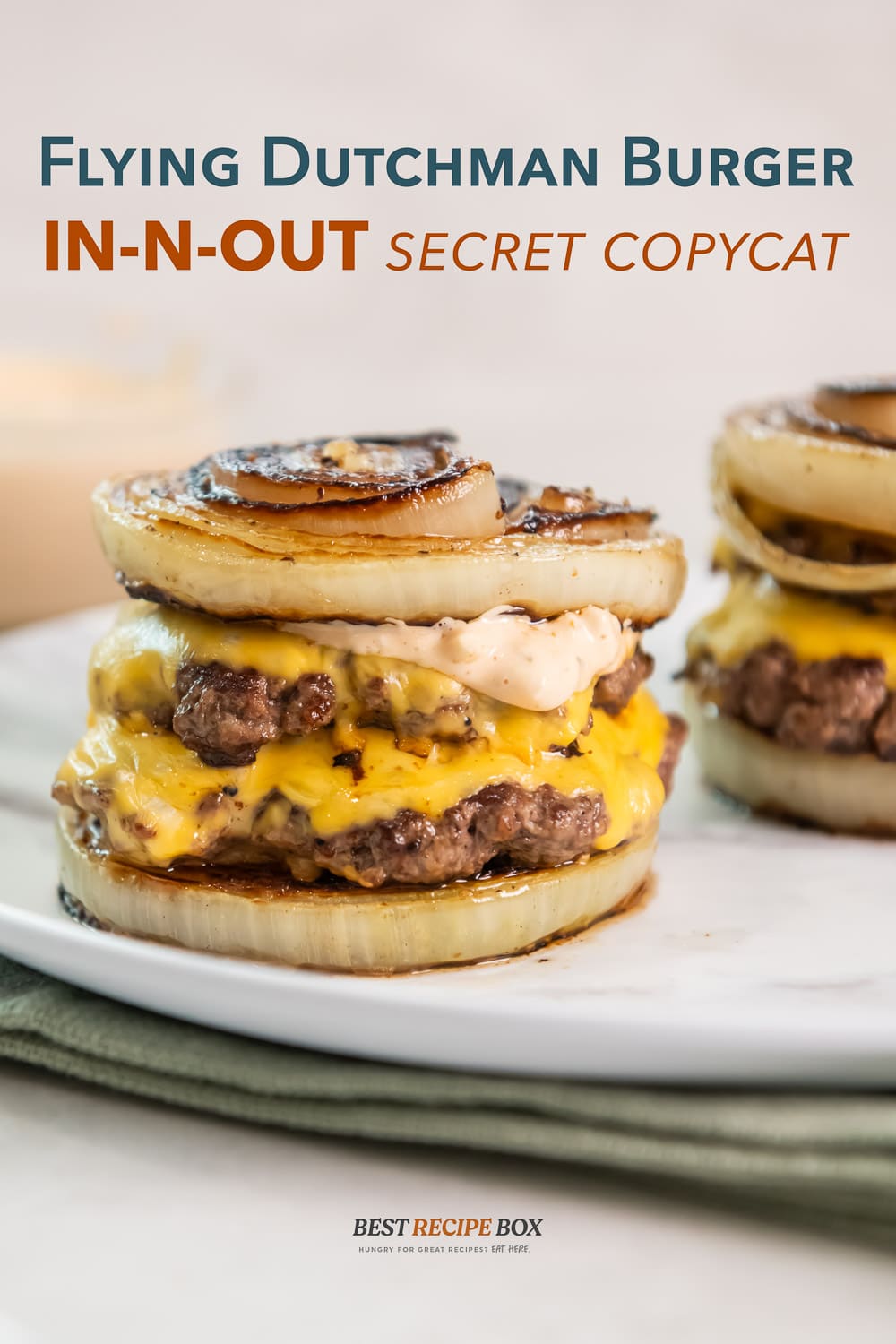 Flying Dutchman Burger Recipe with Onion In-n-Out inspired | Best