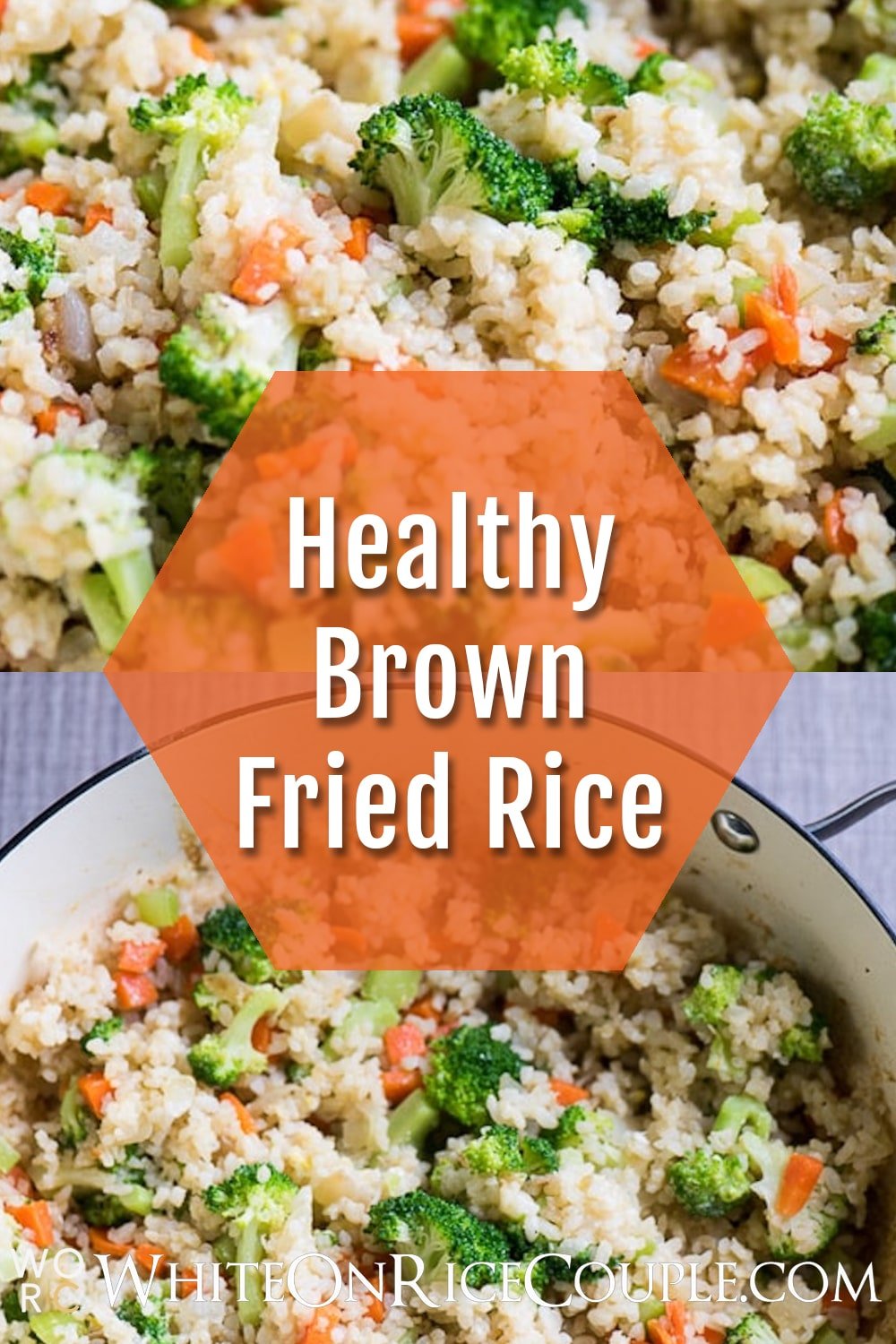 Brown Fried Rice Recipe with Broccoli Vegetables HEALTHY | Best Recipe