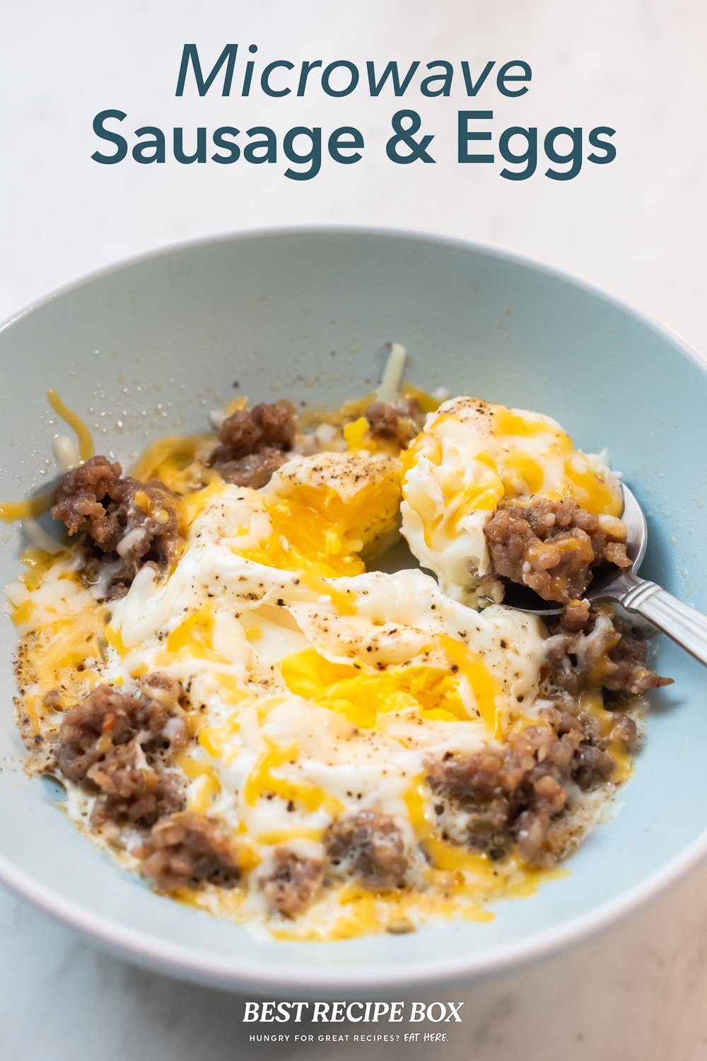 Microwave Sausage and Eggs Recipe 5 minutes KETO | Best Recipe Box