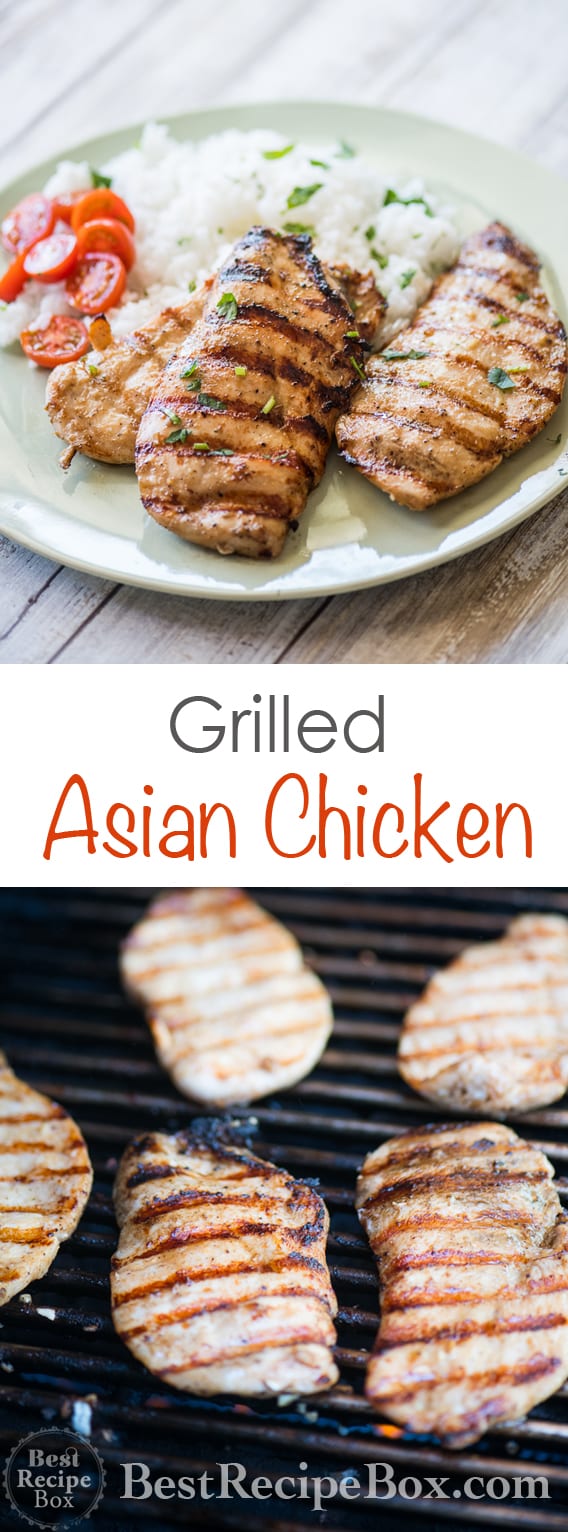 Grilled Asian Chicken Recipe for Salads, Sandwiches, Tacos