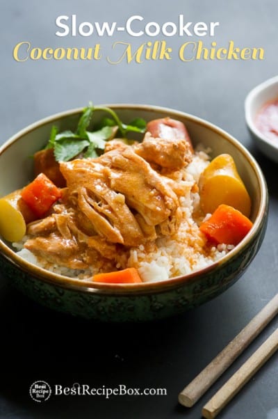 Slow Cooker Coconut Milk Chicken Thai Curry | Best Recipe Box