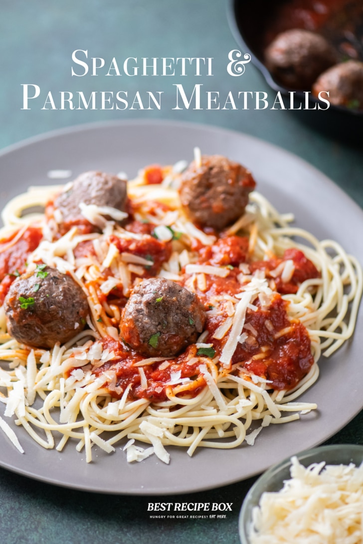 Spaghetti and Parmesan Meatballs Recipe {Easy Family Favorite}