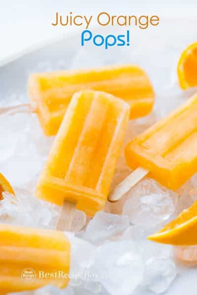 Orange Popsicles Recipe Juicy and Refreshing Ice Cream